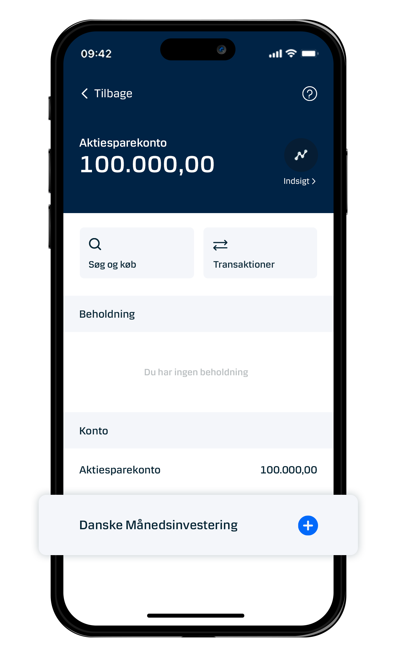 Danske Månedsinvestering - Nem løbende investering, hver måned