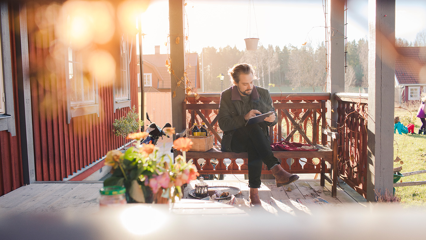 Mobilbank til tablet